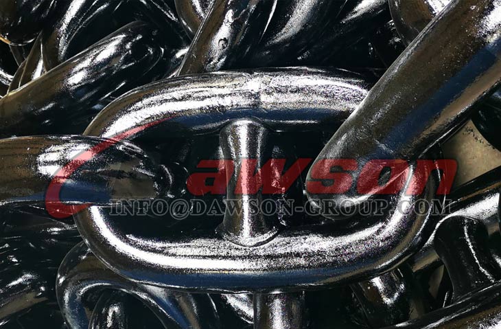 R4 Grade Stud / Studless Mooring Chain for Deep-sea Development Facilities, Hot Dip Galvanized ...