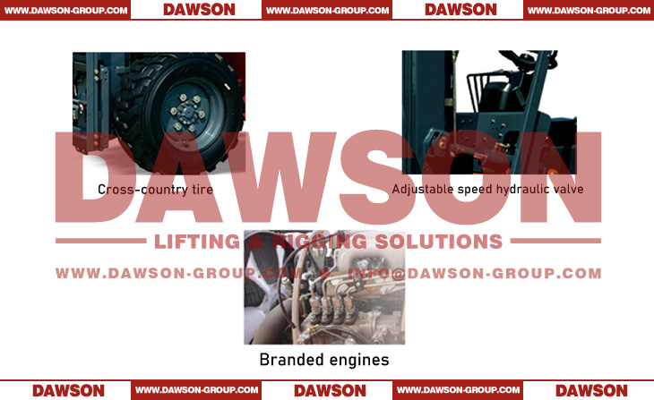 DAWSON Electric Three-point Forklift, All-terrain Forklift, Fuel ...