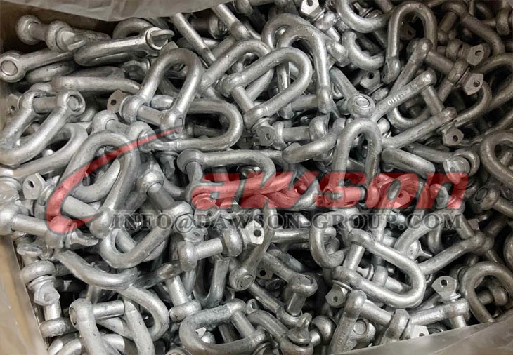 European Type Commercial Galv. Dee Shackle - Dawson Group Ltd. - China ...