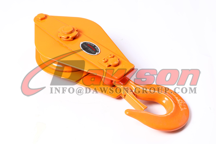 DSPB-F1 Heavy Duty Single Open Hook Pulley for Lifting, Single Wheel ...