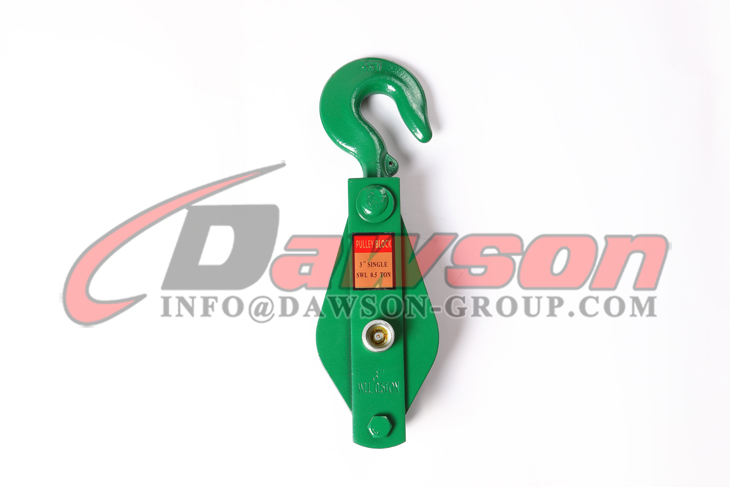 DSPB-F1 Heavy Duty Single Open Hook Pulley for Lifting, Single Wheel ...