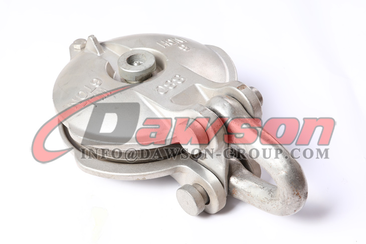 DS-B029 Red (HDG) Snatch Block with Shackle - Dawson Group Ltd. - China ...
