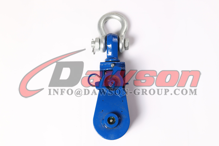 H419 European Type Snatch Block With Shackle, Snatch Blocks with Hook ...