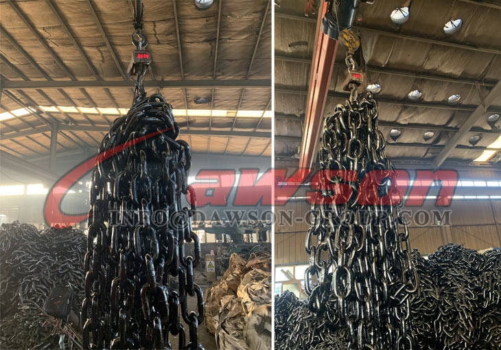 16mm to 70mm U2 U3 Hot Dip Galvanized or Painted Black Studless Link ...