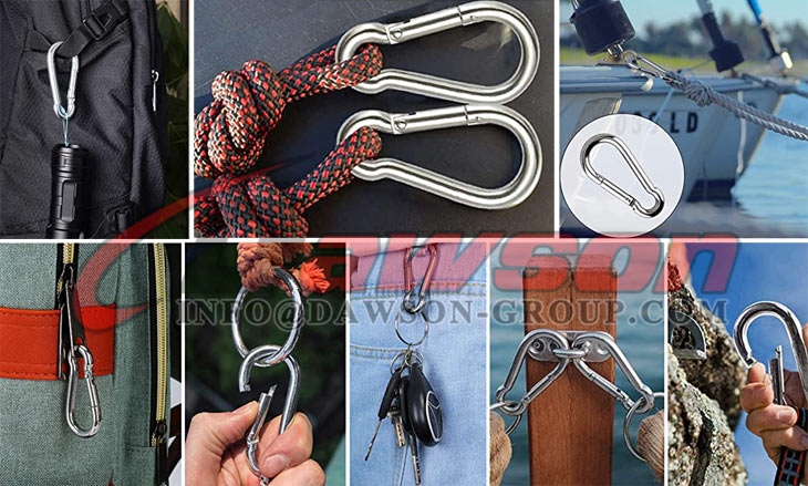 Stainless Steel Snap Hook With Screw DIN5299 Form D, DIN5299D AISI 304 ...