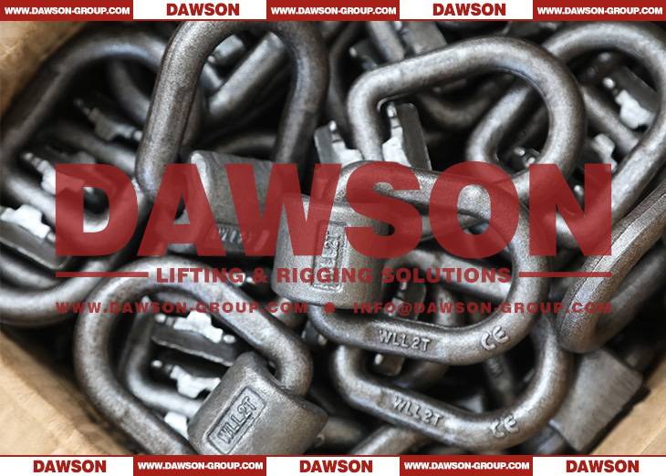 G80 Weld On Pivoting D Link, Grade 80 Lifting D Ring - Dawson Group Ltd ...