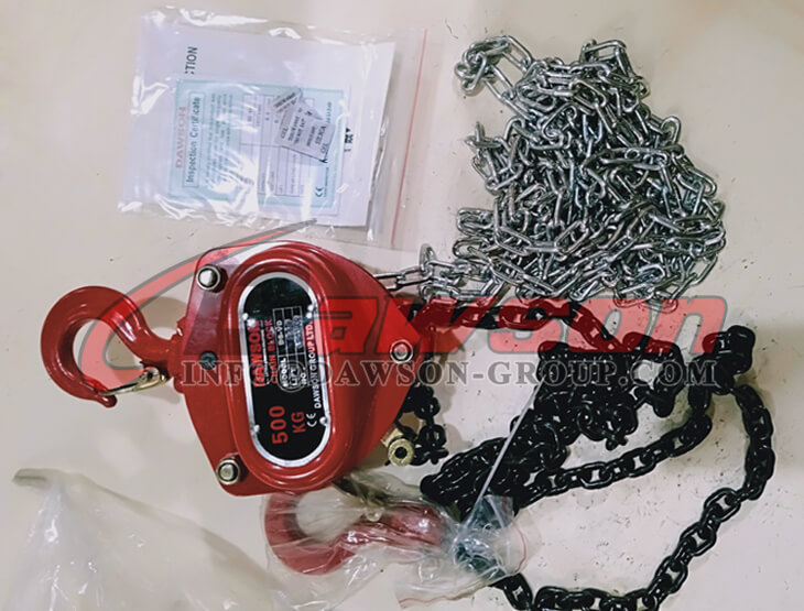 1T 1.5T 2T 3T 5T 10T 20T 30T 50T Chain Block for Construction Site ...