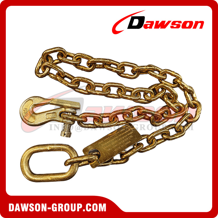 DAWSON US Type G70 Yellow Zinc Plated Agricultural Safety Chain ...