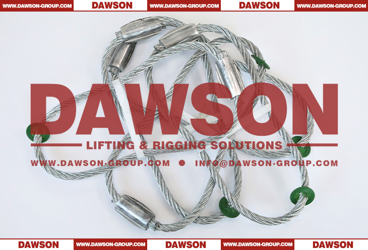 6x19+IWR Galvanized Steel Wire Rope, Cast-in Loop, Lifting Clutch ...