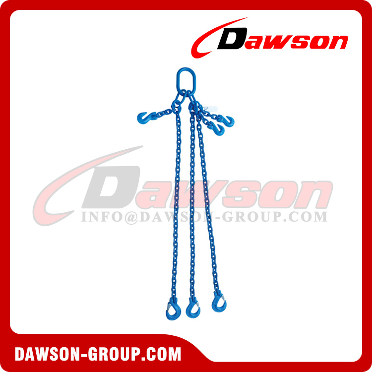 G100 Triple Legs Lifting Chain Slings / Grade 100 3-Legs Adjustable ...