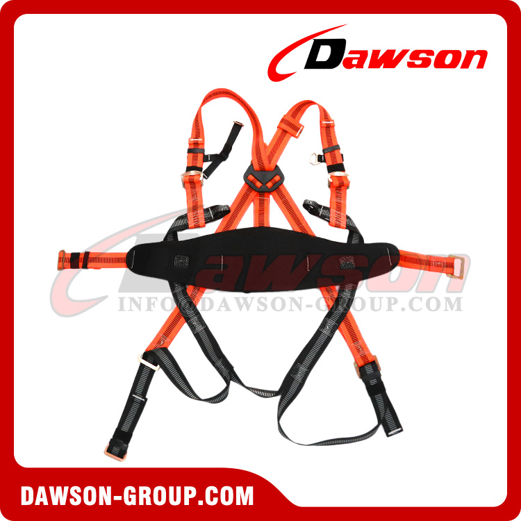 Full Body Safety Harness with Waist Protector, Reflective Thread ...