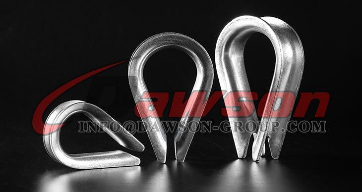 Galvanized Wire Rope Thimble DIN 6899 Type B, Superior Mild Steel Wire ...