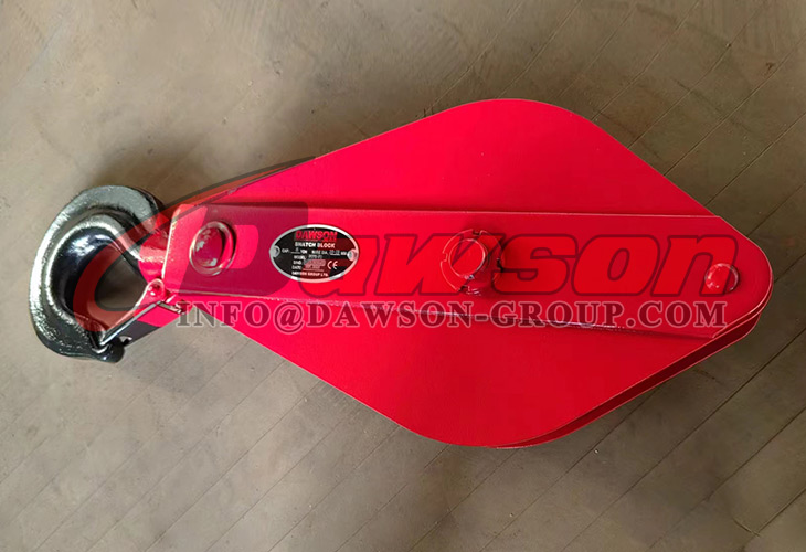 DSPB-F1 Heavy Duty Single Open Hook Pulley for Lifting, Single Wheel ...