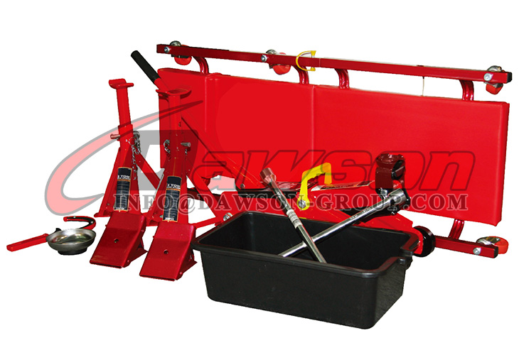 Trolley Jack Combo Set, Combination Kit, Trolley Jack, Foldable Jack ...