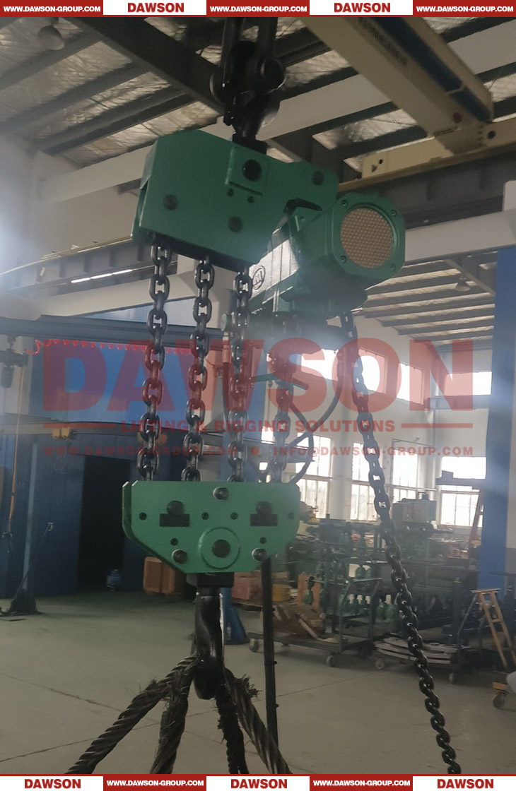 DS-JM 3 Tons - 12 Tons Fixed Pneumatic Hoist, Pneumatic Chain Hoists, Air Chain Hoist, Air ...