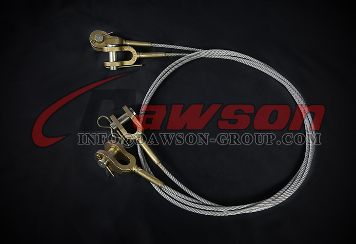 DAWSON Wire Rope Slings with Galvanized Open Spelter Socket - Dawson ...
