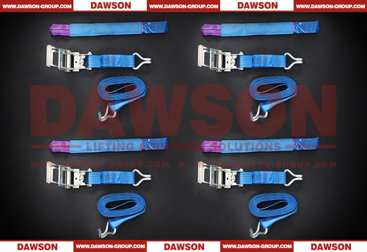 50MM Recovery & Winch Transporter Wheel Straps X4, Kit of 4 Car ...