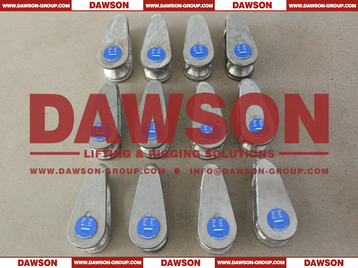 Stainless Steel Mandal Fairlead Shackle with Roller, Hot Dip Galvanized ...