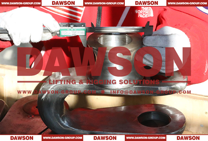 DNV-GL Testing DAWSON Tonsberg Mooring Link & Stainless Steel Fairlead ...