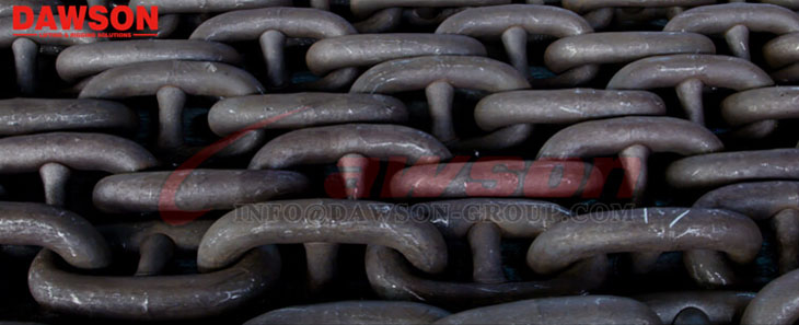R4 Grade Stud / Studless Mooring Chain for Deep-sea Development ...