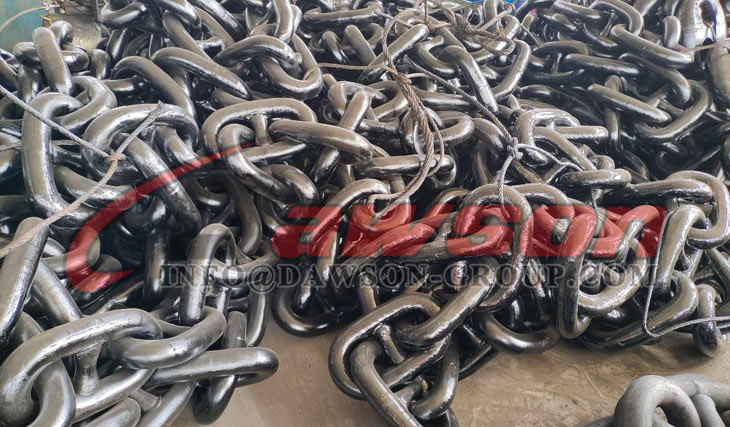38MM Grade U2, Grade U3 Flash Butt Welded Stud Link Anchor Chain with ...