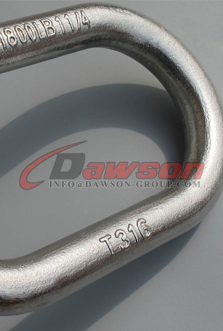 Stainless Steel 316 Drop Forged Master Link, T316 Master Link - Dawson ...
