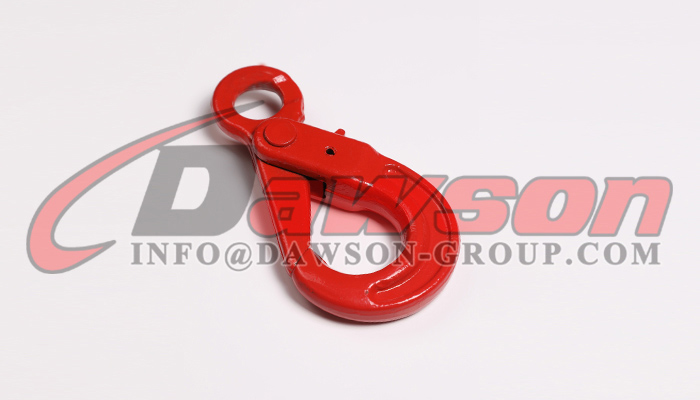 G80 / Grade 80 Eye Self-locking Hook, Grade 80 Selflock Hook for Crane ...