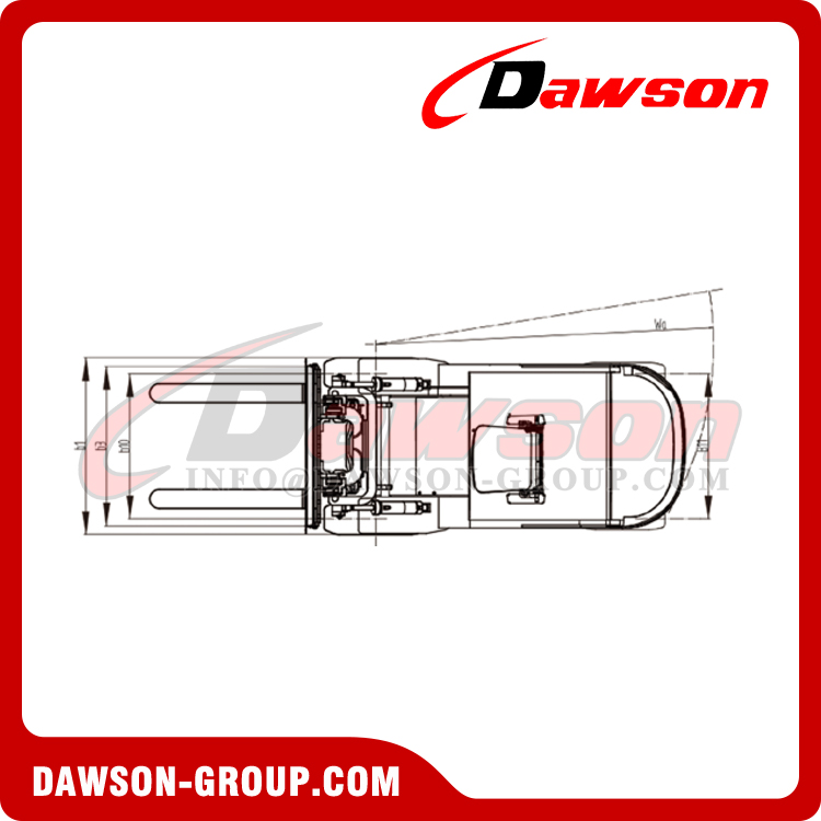 DAWSON Electric Three-point Forklift, All-terrain Forklift, Fuel ...