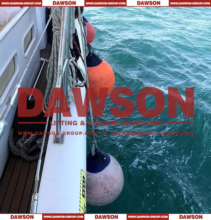 DAWSON Boat Fender Ball Round Anchor Buoy, Boat Buoy Ball Vinyl ...