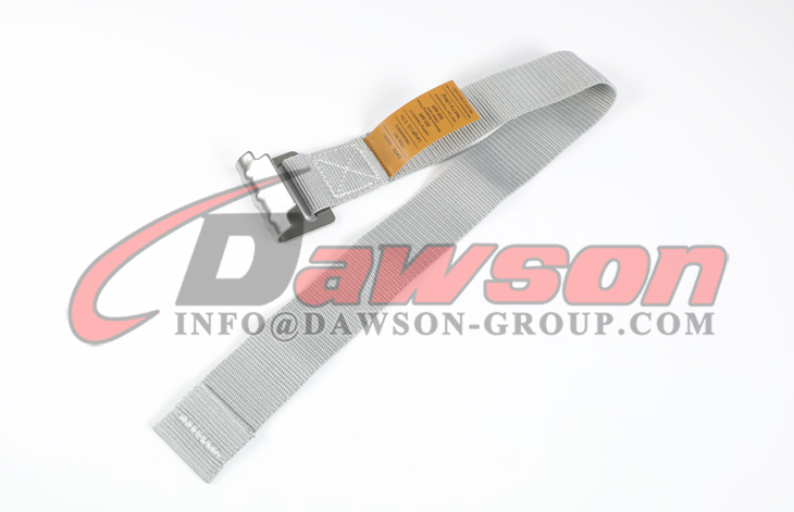 BS EN12195-2 45MM LC 300daN Black Gray Overcenter Buckle Straps with ...