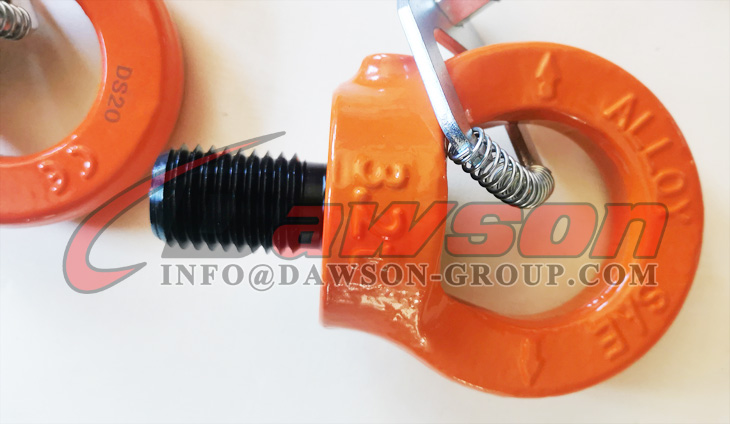 DWS094 G80 Eye Type Rotating Ring, Swivel Hoist Ring, Lifting Points ...
