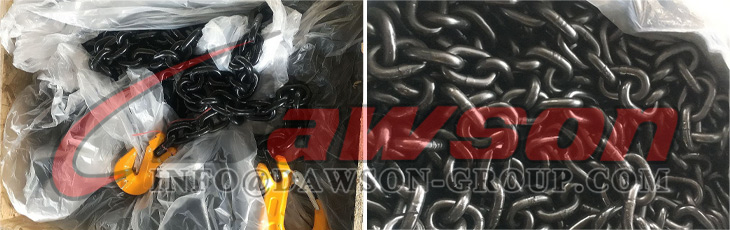 Grade 100 High Level Strength Lifting Round Alloy Load Chain for Hoist ...