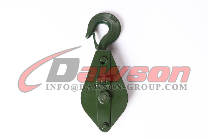 DSPB-F1 Heavy Duty Single Open Hook Pulley for Lifting, Single Wheel ...