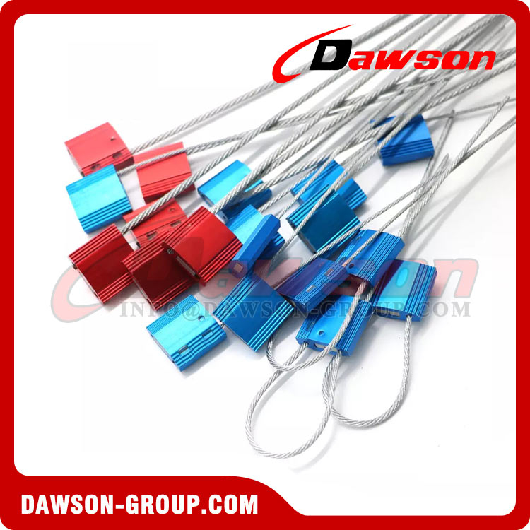DS-BCC201 Aluminium Alloy Container Truck Wire Rope Security Cable Seal ...