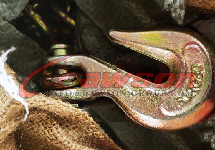 DS123 A-330 G70 Grade 70 Forged Clevis Grab Hook for Lashing, H-330 G43 Grade 43 Clevis Grab ...
