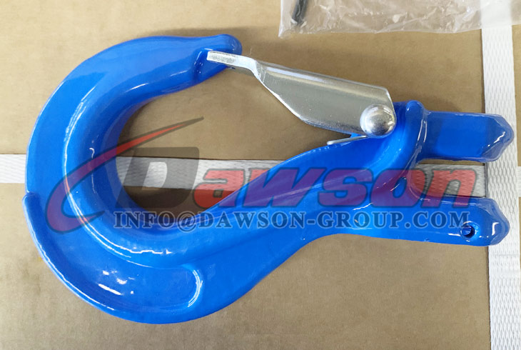 DS1088 G100 Clevis Sling Hook With Cast Latch, Grade 100 Clevis Hook ...