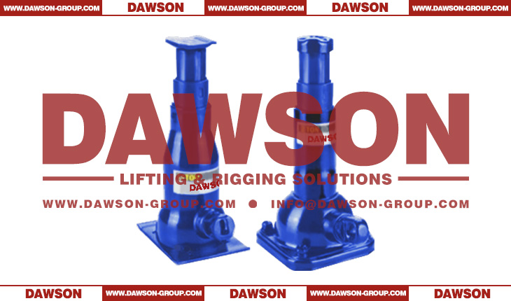 DAWSON DS-TSQL Two Section Screw Jack Mechanical Jack, Vertical Double ...