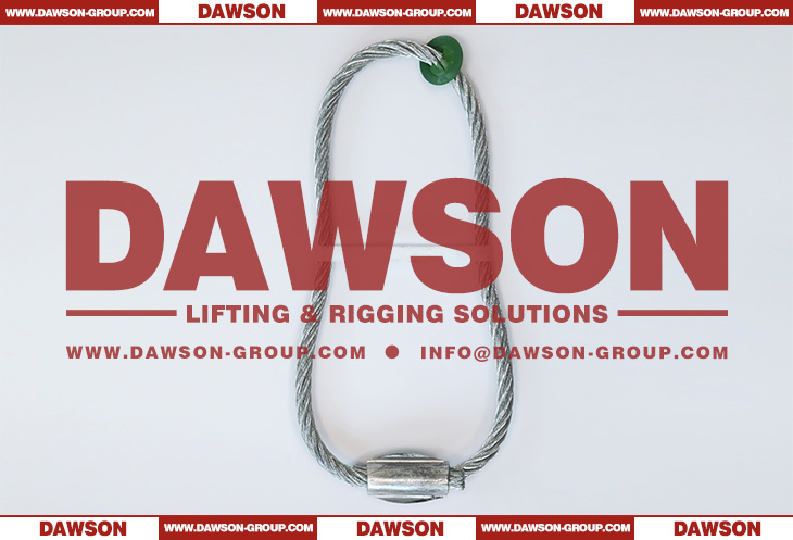 6x19+IWR Galvanized Steel Wire Rope, Cast-in Loop, Lifting Clutch ...
