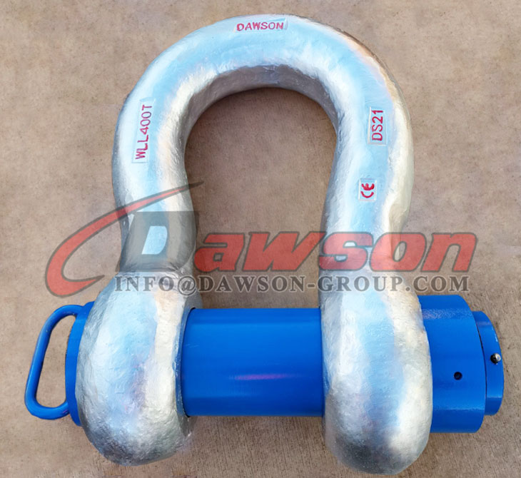 Large WLL Shackle with Circular Cross-Section, Alloy Steel Heavy Duty ...