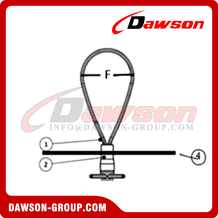 Bent (Angled) Cast-in Loop, Precast Concrete Lifting Device for ...