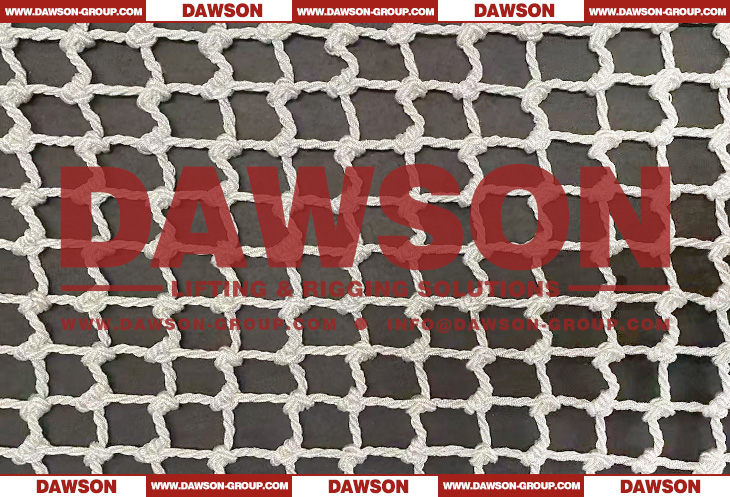 White PP Gangway Safety Net, Secure and Reliable Polypropylene Safety ...