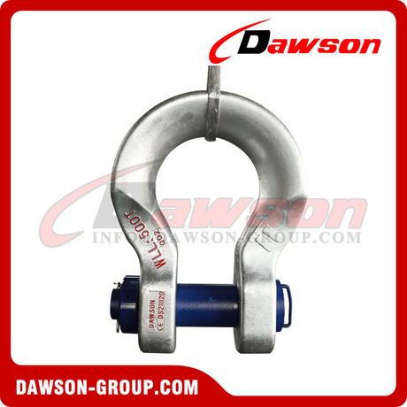 DG2160 Alloy Steel Bolt Type Wide Body Shackle for Synthetic Web Slings ...