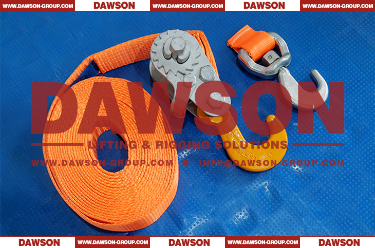 DAWSON MBL 20T Ratchet Lashing Tie Down Strap System with Swivel ...