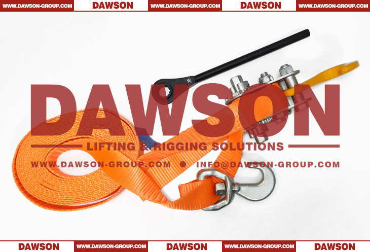DAWSON MBL 20T Ratchet Lashing Tie Down Strap System with Swivel ...