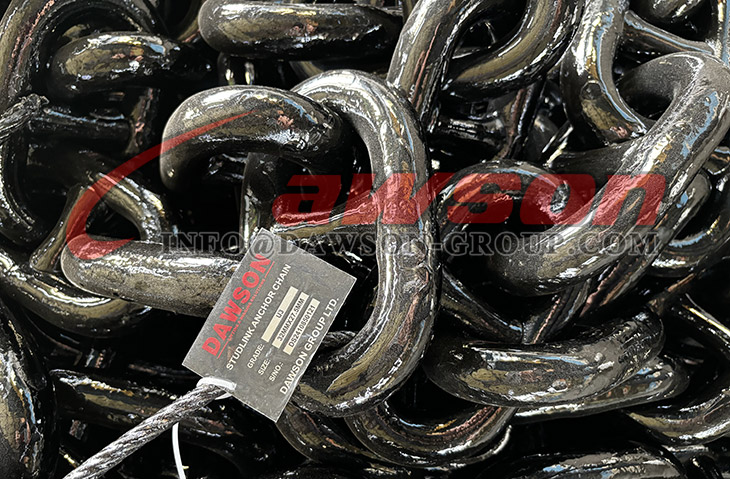 36MM Grade U2, Grade U3 Flash Butt Welded Stud / Studless Link Anchor ...