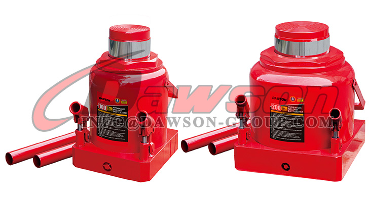 DST910001 100Ton Double Pump Bottle Jack, Heavy Duty with Chrome ...