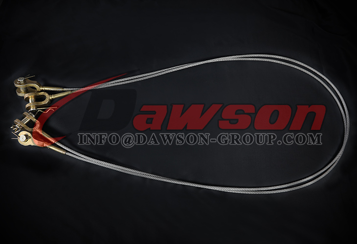 DAWSON Wire Rope Slings with Galvanized Open Spelter Socket - Dawson ...