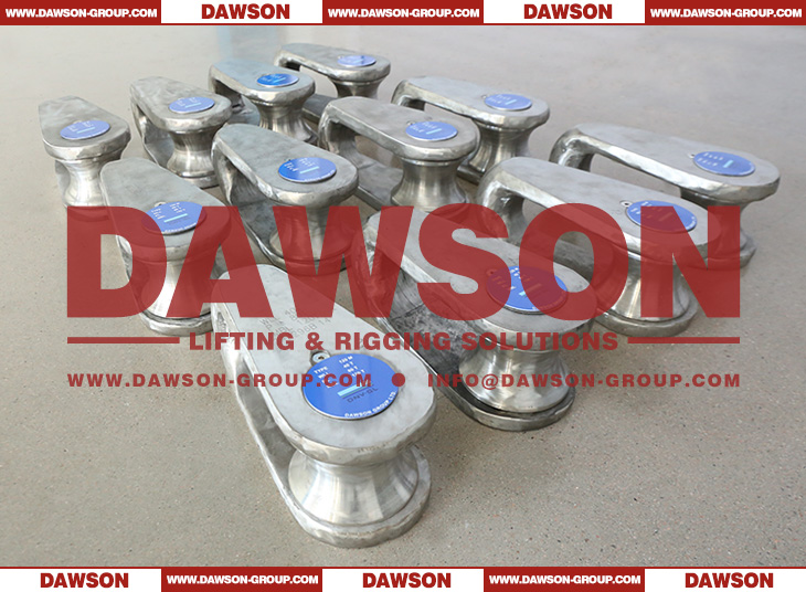 Stainless Steel Mandal Fairlead Shackle with Roller, Hot Dip Galvanized ...