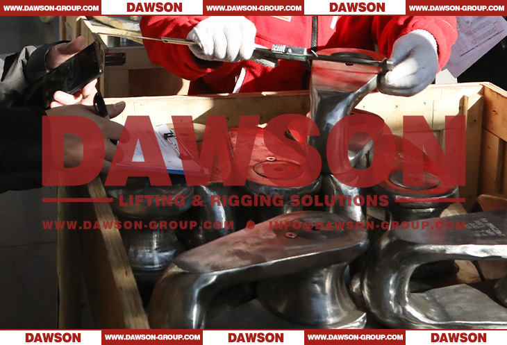 Stainless Steel Mandal Fairlead Shackle with Roller, Hot Dip Galvanized ...