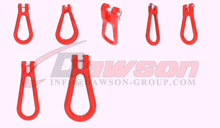 DS004 G80 / Grade 80 Omega Link for G80 Chains, Clevis Pear Link for ...